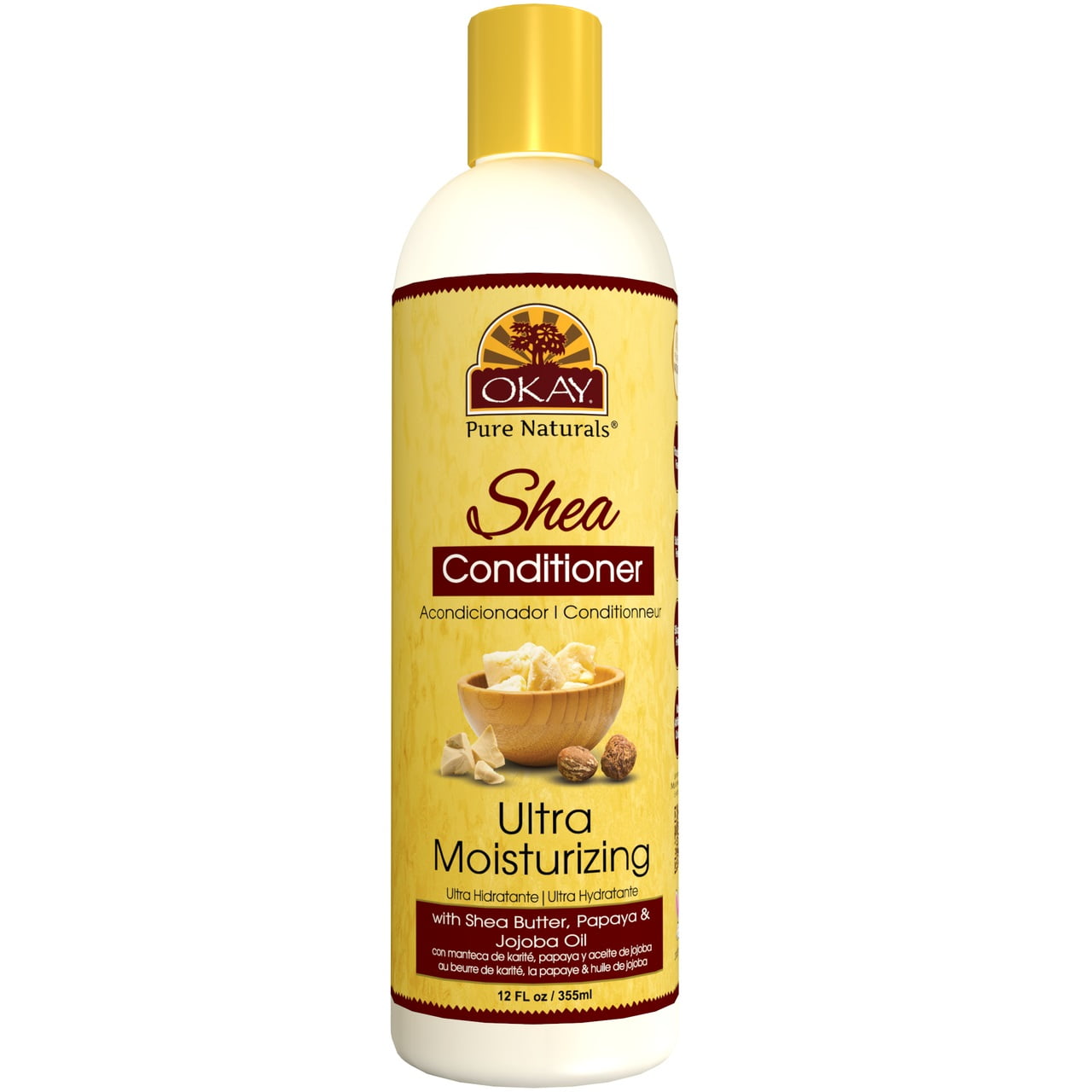 OKAY Ultra Moisturizing Shea Conditioner 12 Oz.,Pack of 3 - Walmart.com
