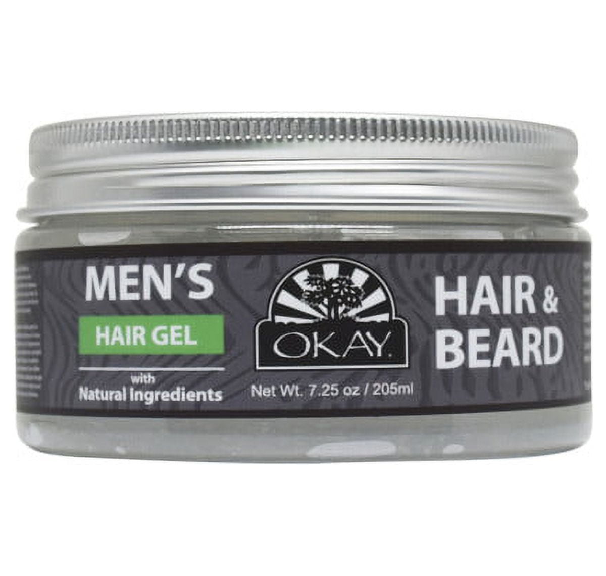 OKAY for Men Natural Hair Gel 7.25oz - Walmart.com