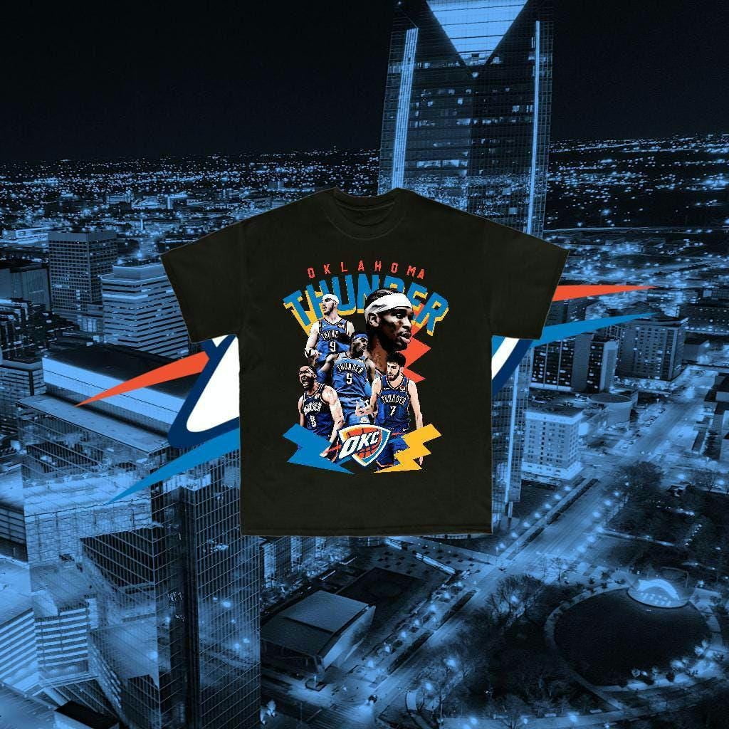 OKC Thun.der 2025 Bootleg T shirt Design - Walmart.com
