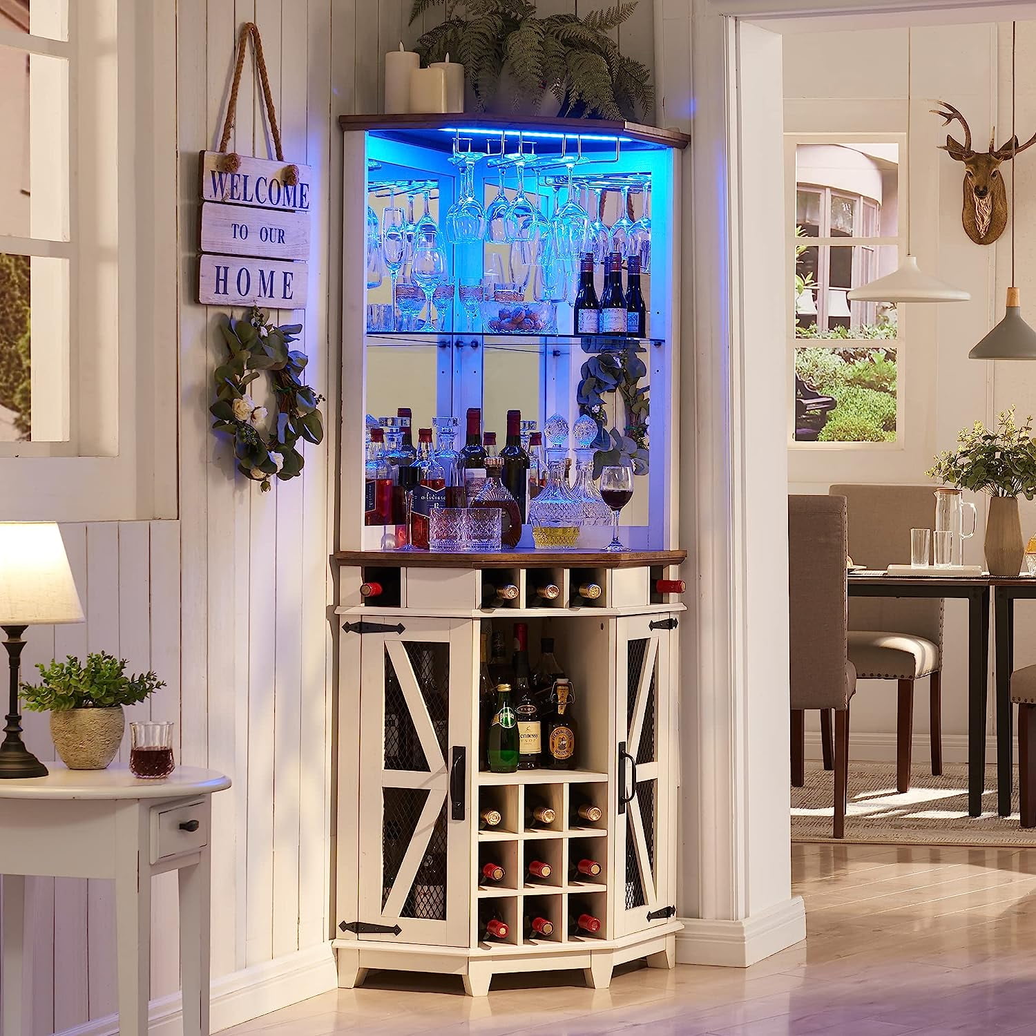 Corner Bar Cabinet