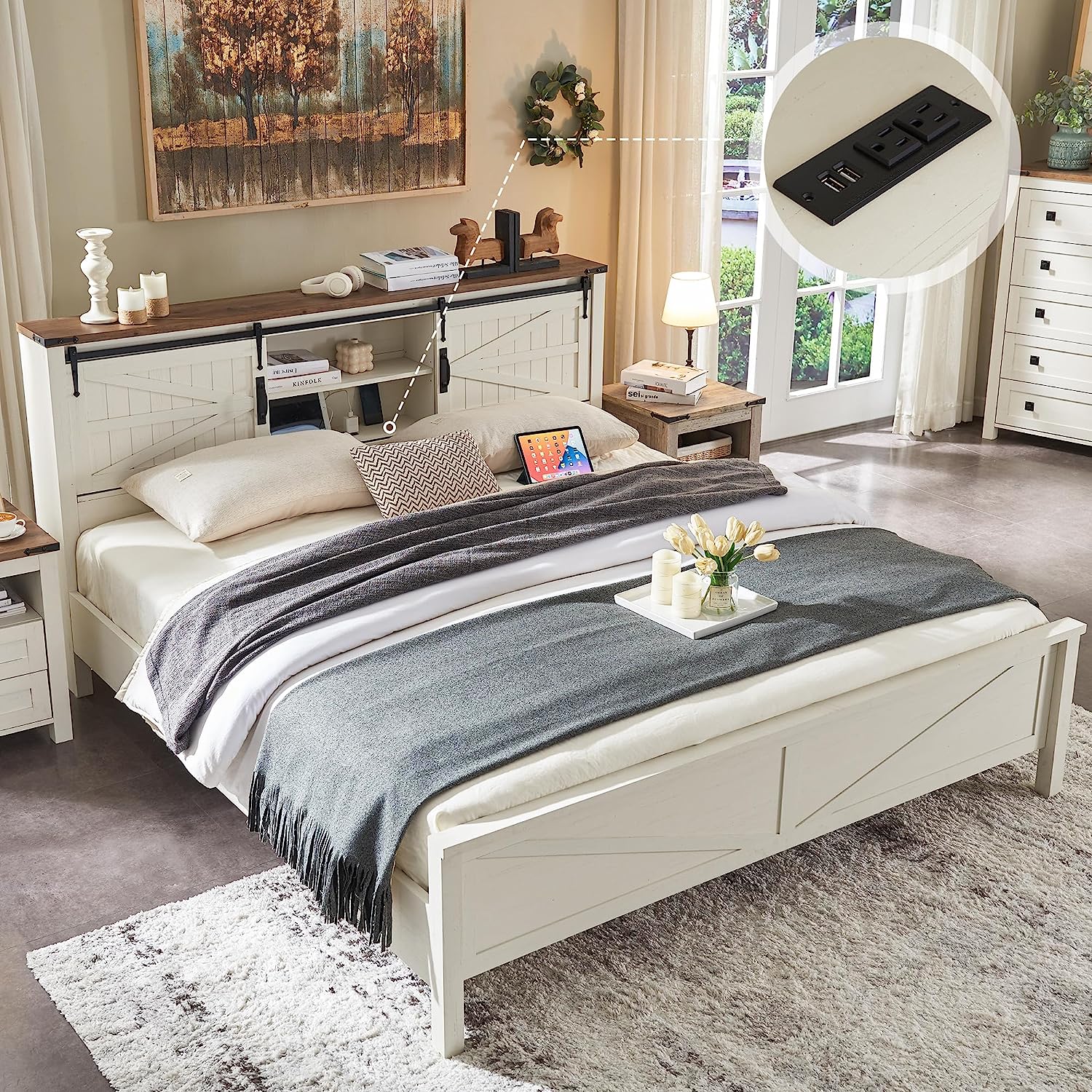 Picket House Furnishings Channing King 2-Drawer Platform Storage Bed ...