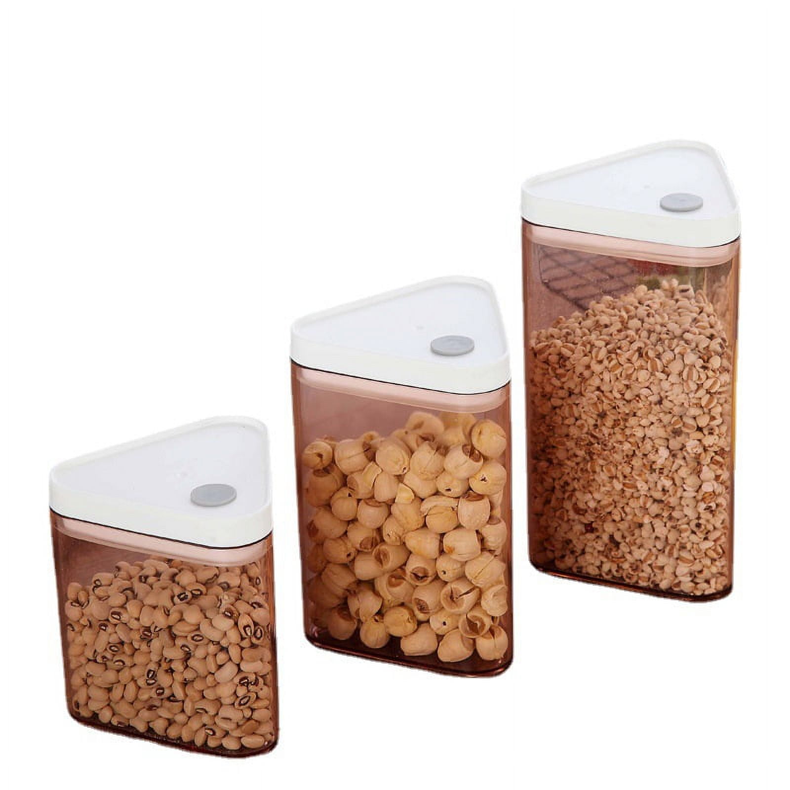 OKEPOO Sealable Jars, Fridge Storage Food Jars 2pcs, Storage Jars 450ml ...