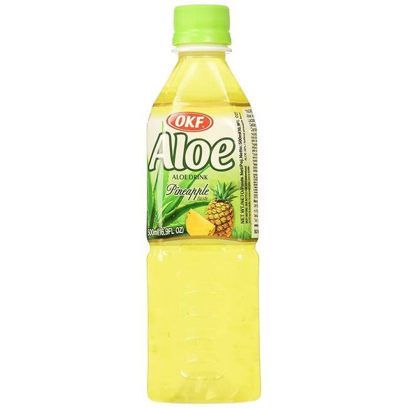 OKF SPA330 16.9 oz Aloe Sparkling Drink, Pine Apple - Pack of 20 ...