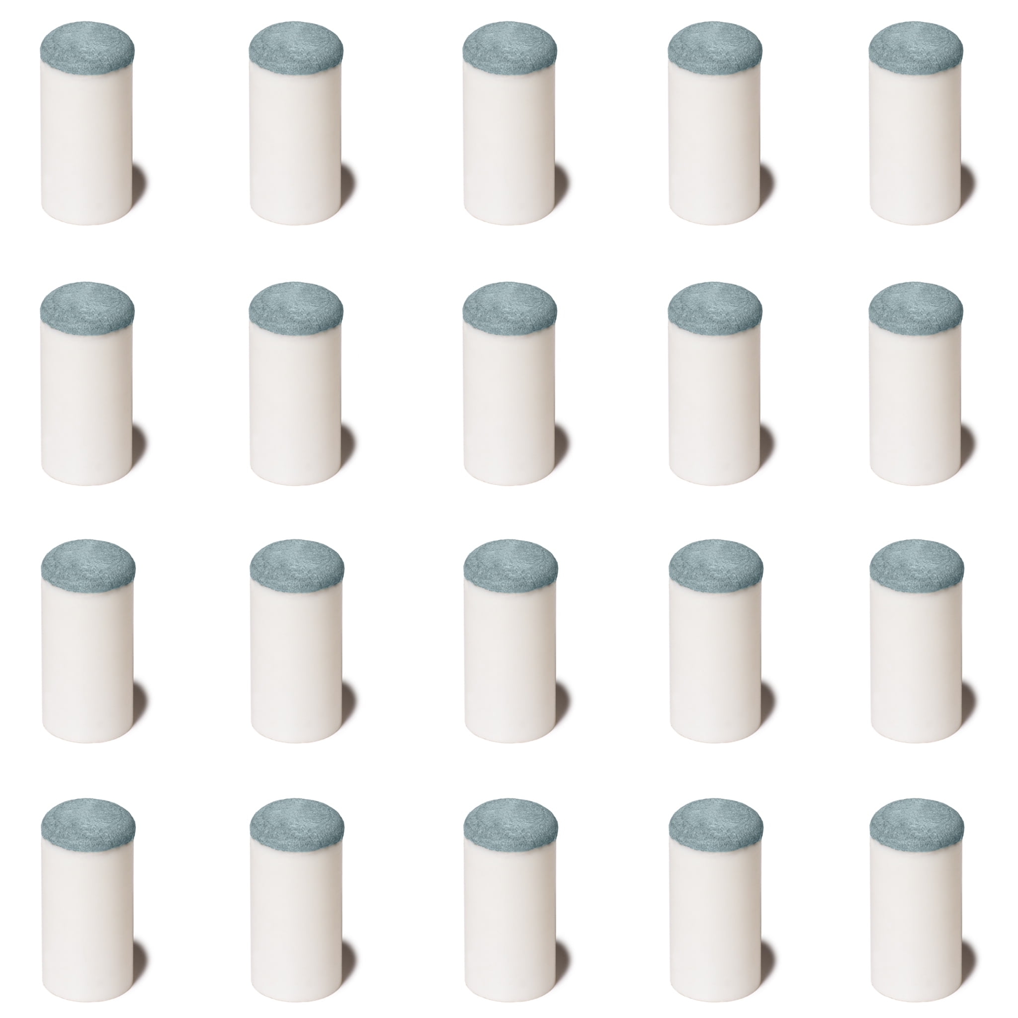 OKKO Billiard Pool Cue Slip-On Tips, Soft, 13 mm, Plastic Leather, Pack ...