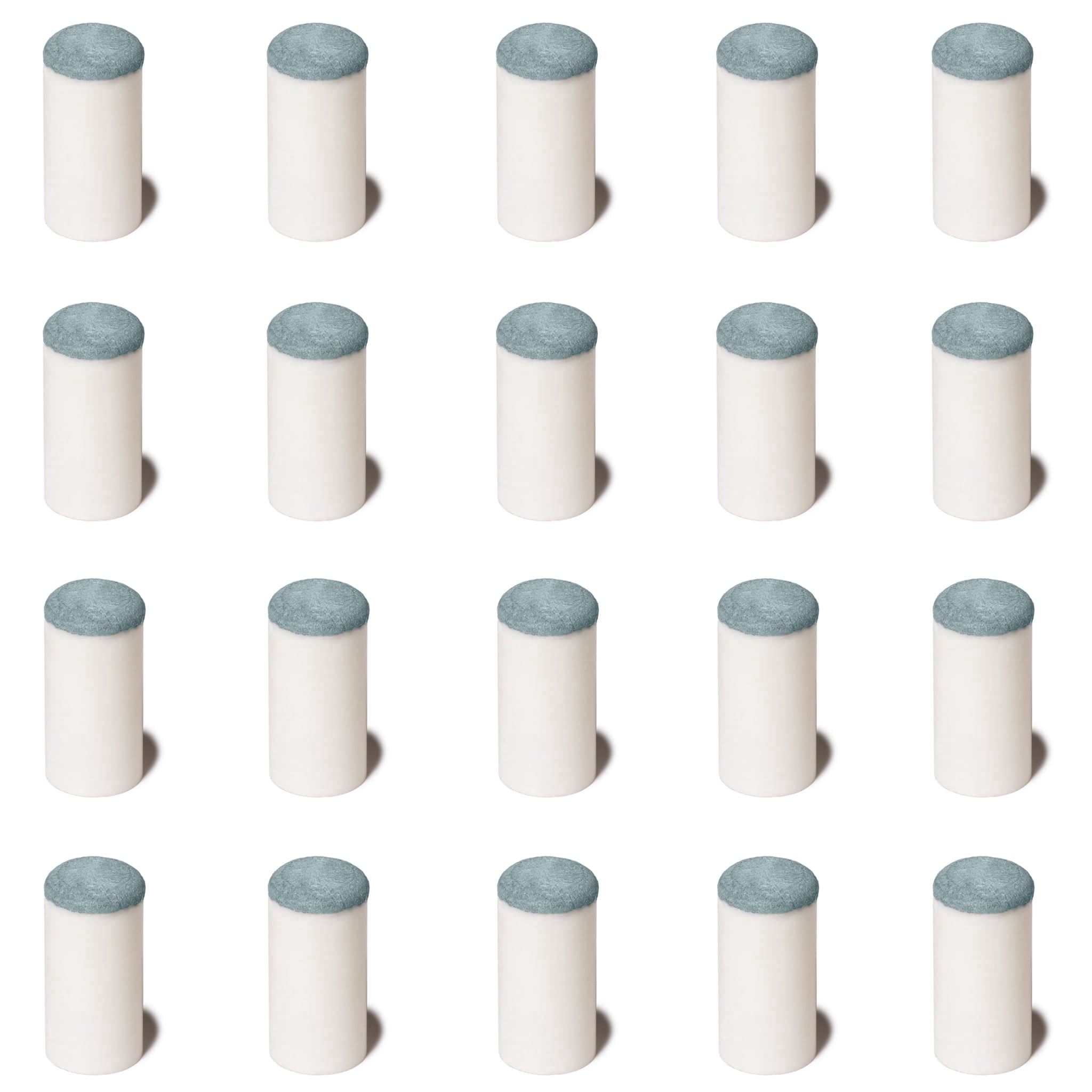 OKKO Billiard Pool Cue Slip-On Tips, Soft, 13 mm, Plastic Leather, Pack ...