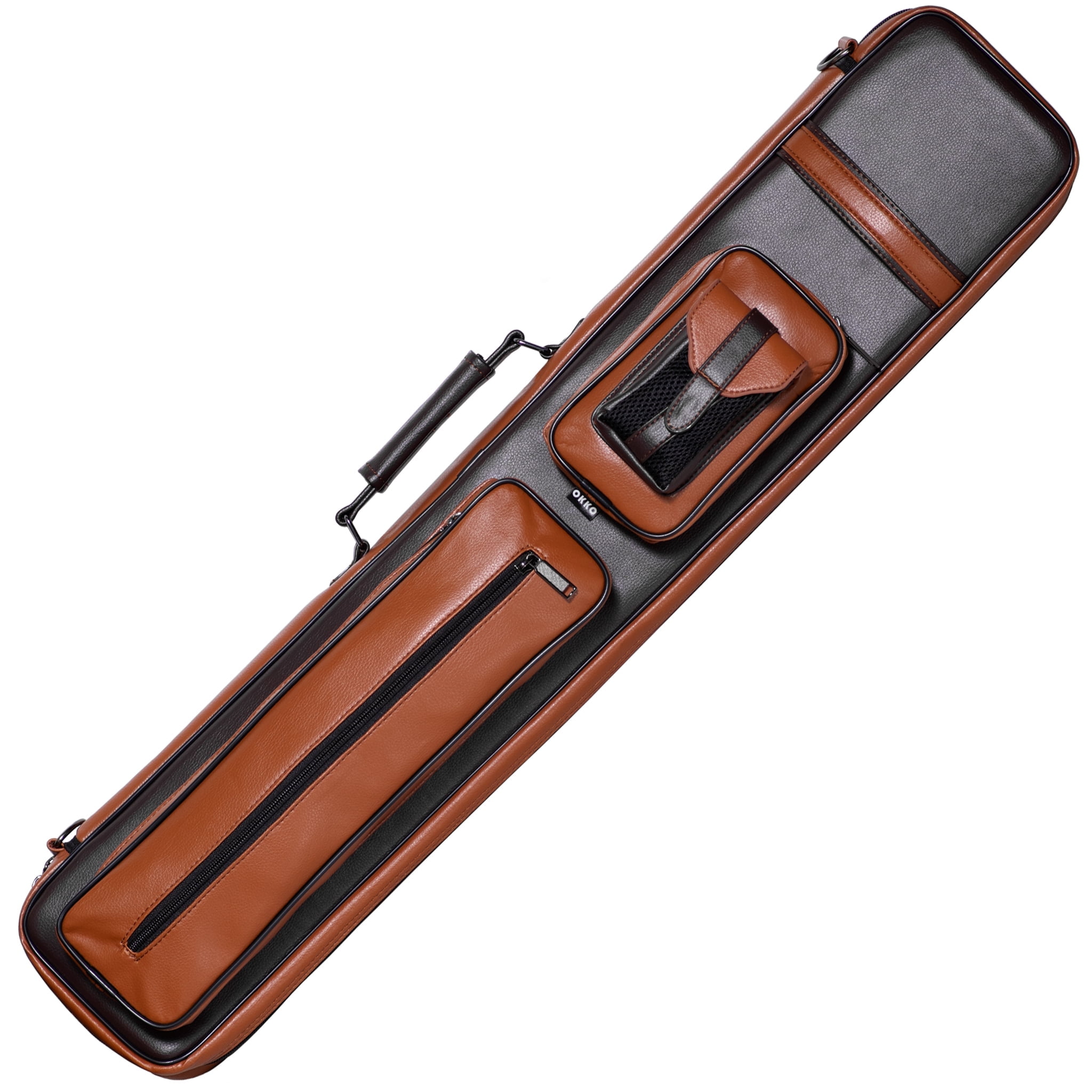 OKKO Billiard Pool Cue Soft Case Brown/Dark Brown 4x8 - Walmart.com