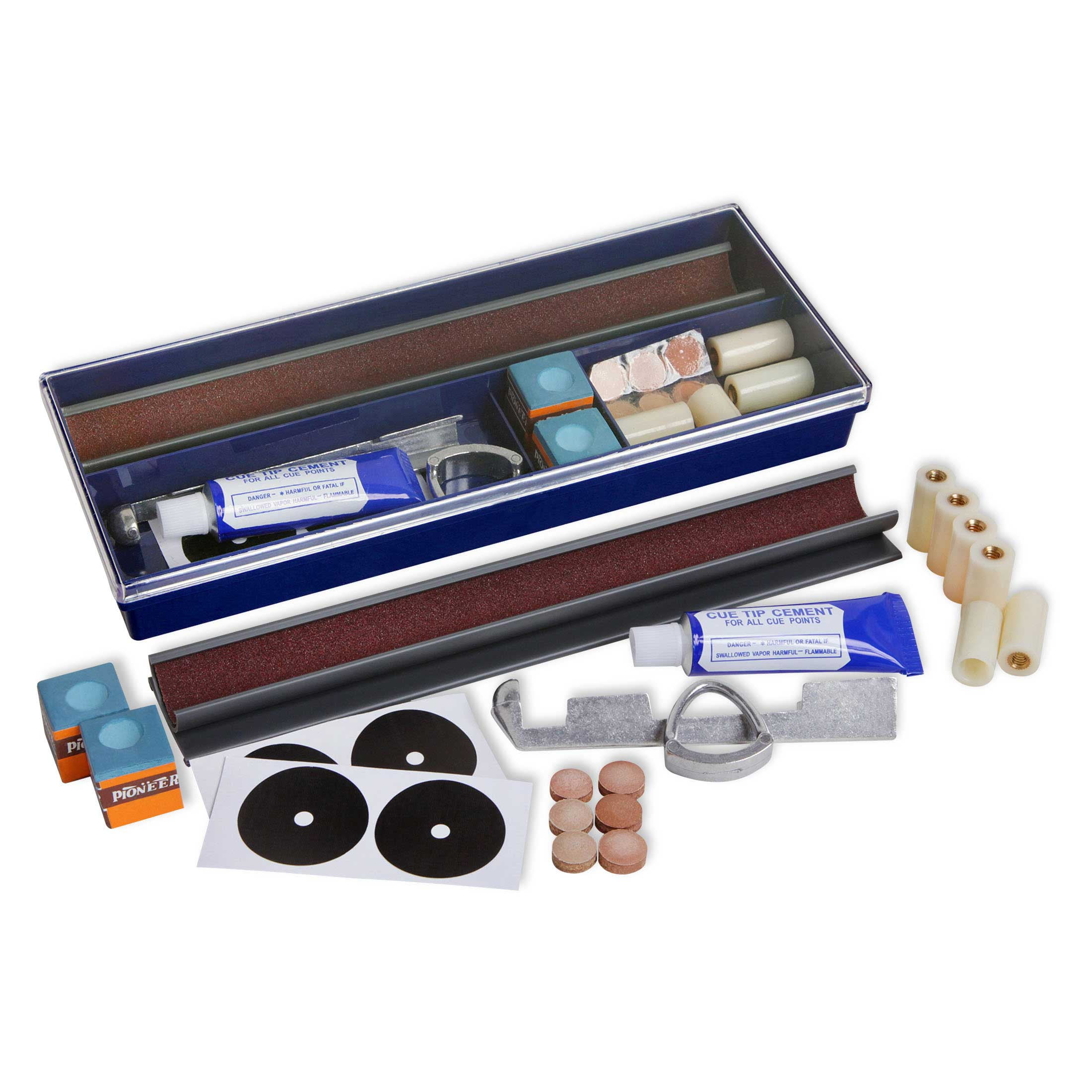 OKKO Standard Billiard Pool Cue Repair Kit - 9 Essential Items Included ...