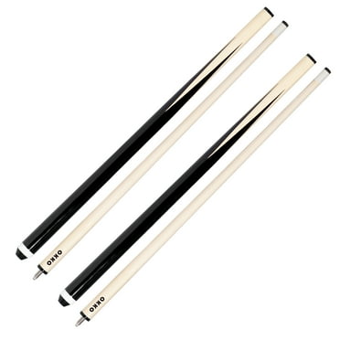 OKKO Pool Billiard House Bar Cue Sticks 57”, Glue-On 13 mm Tip, No Wrap ...