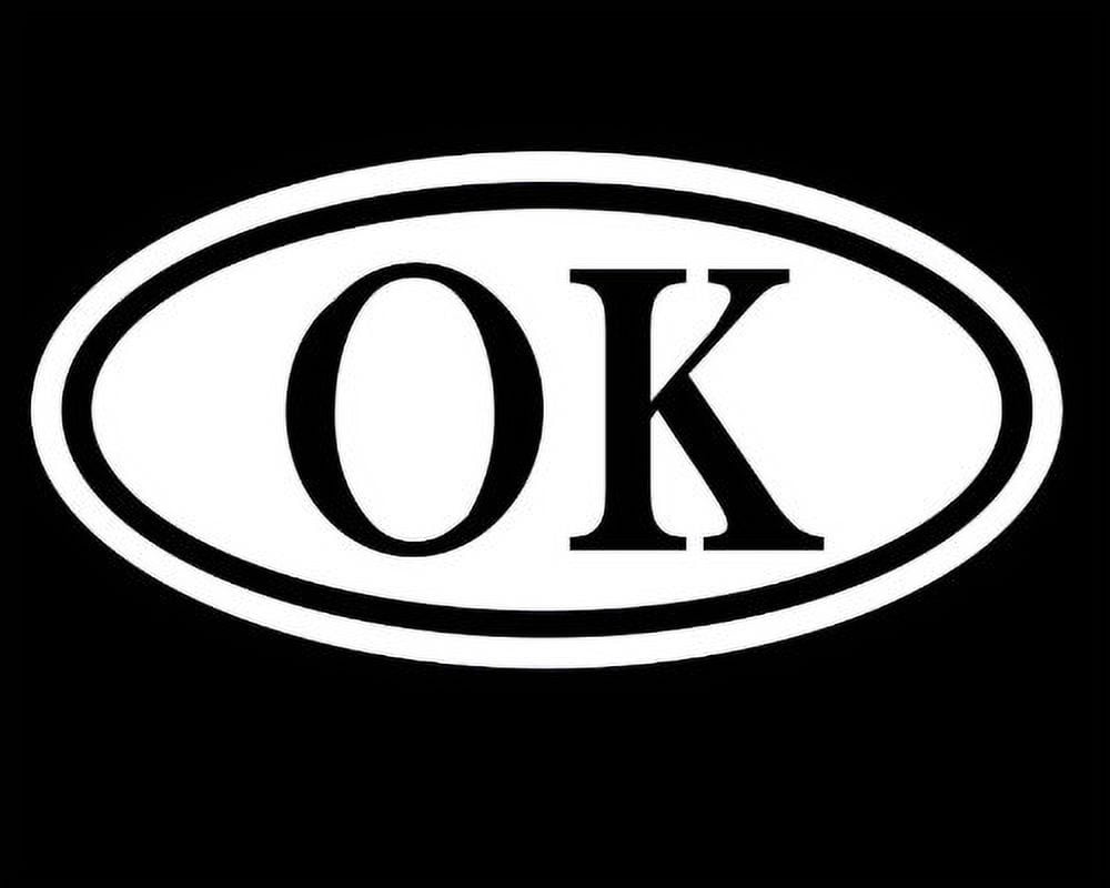 OKLAHOMA 6" STICKER OK DECAL TRUCK COWBOY CATTLE FEED RODEO ROPE STEER ...