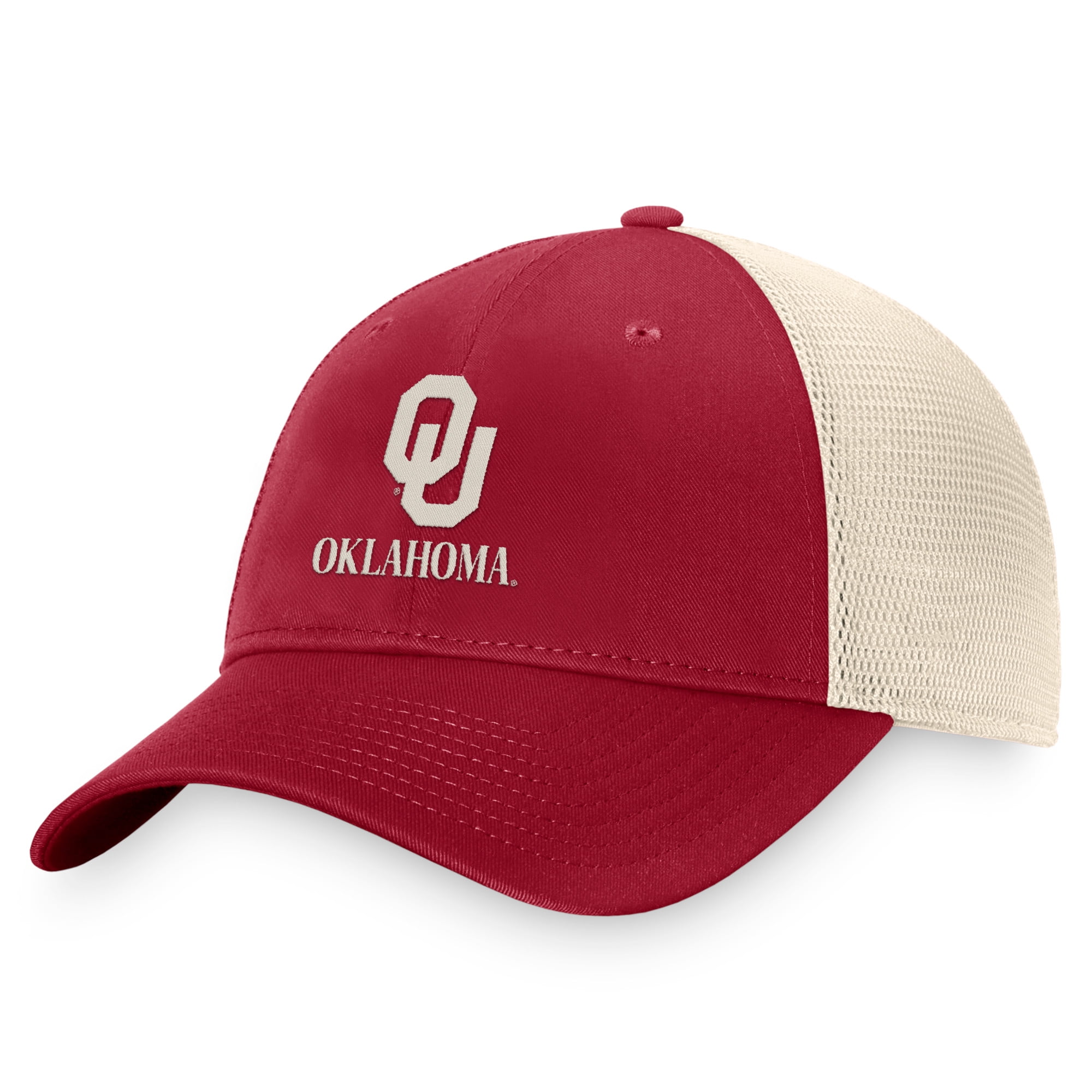 Men's Crimson Oklahoma Sooners Special Ops Trucker Adjustable Hat ...