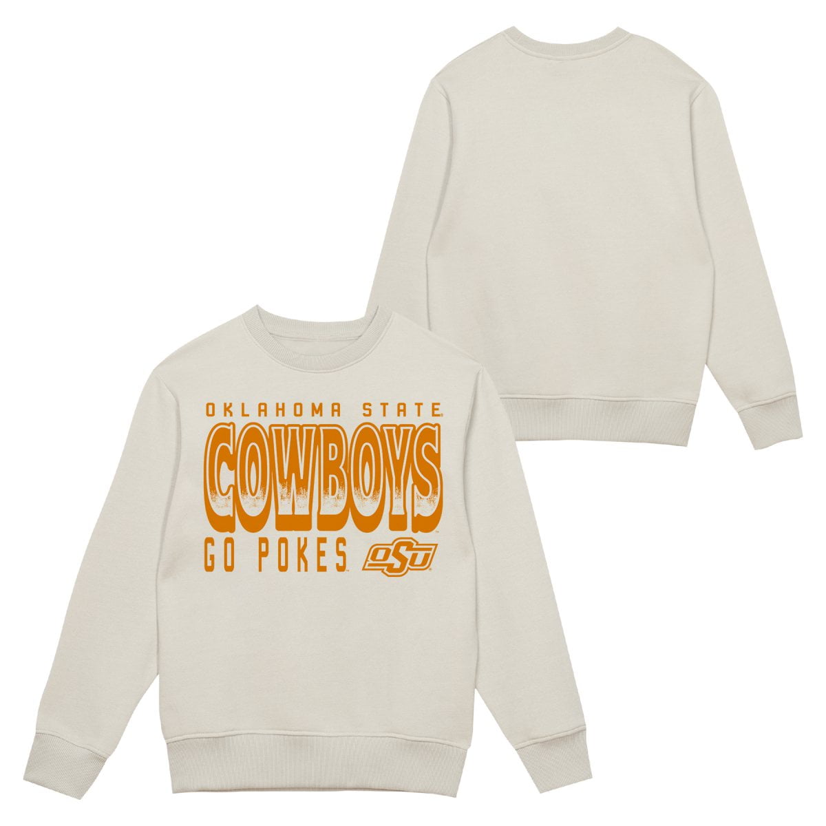 OKLAHOMA STATE Boys Cream Color Synthetic Fleece PVR Paper Print ...