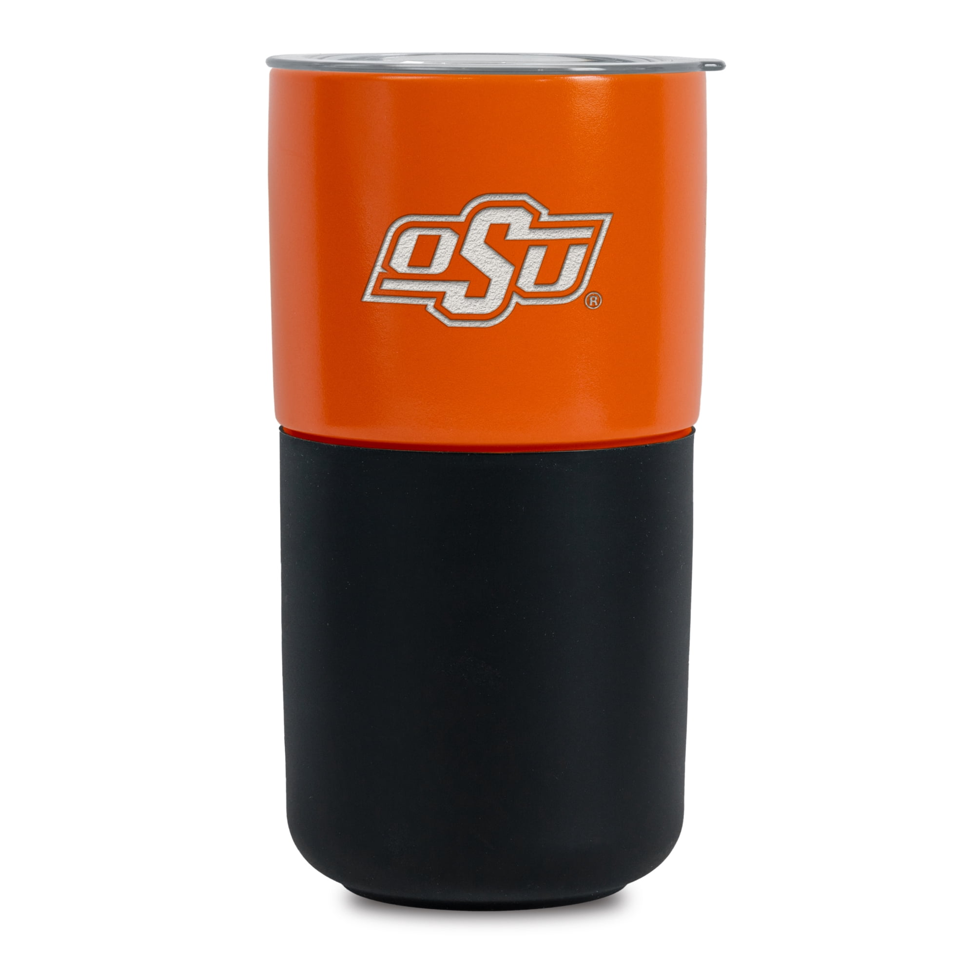 OKLAHOMA STATE CERAMIC 16OZ TUMBLER - TWO-TONE TEAM COLORS WITH SLIDE ...