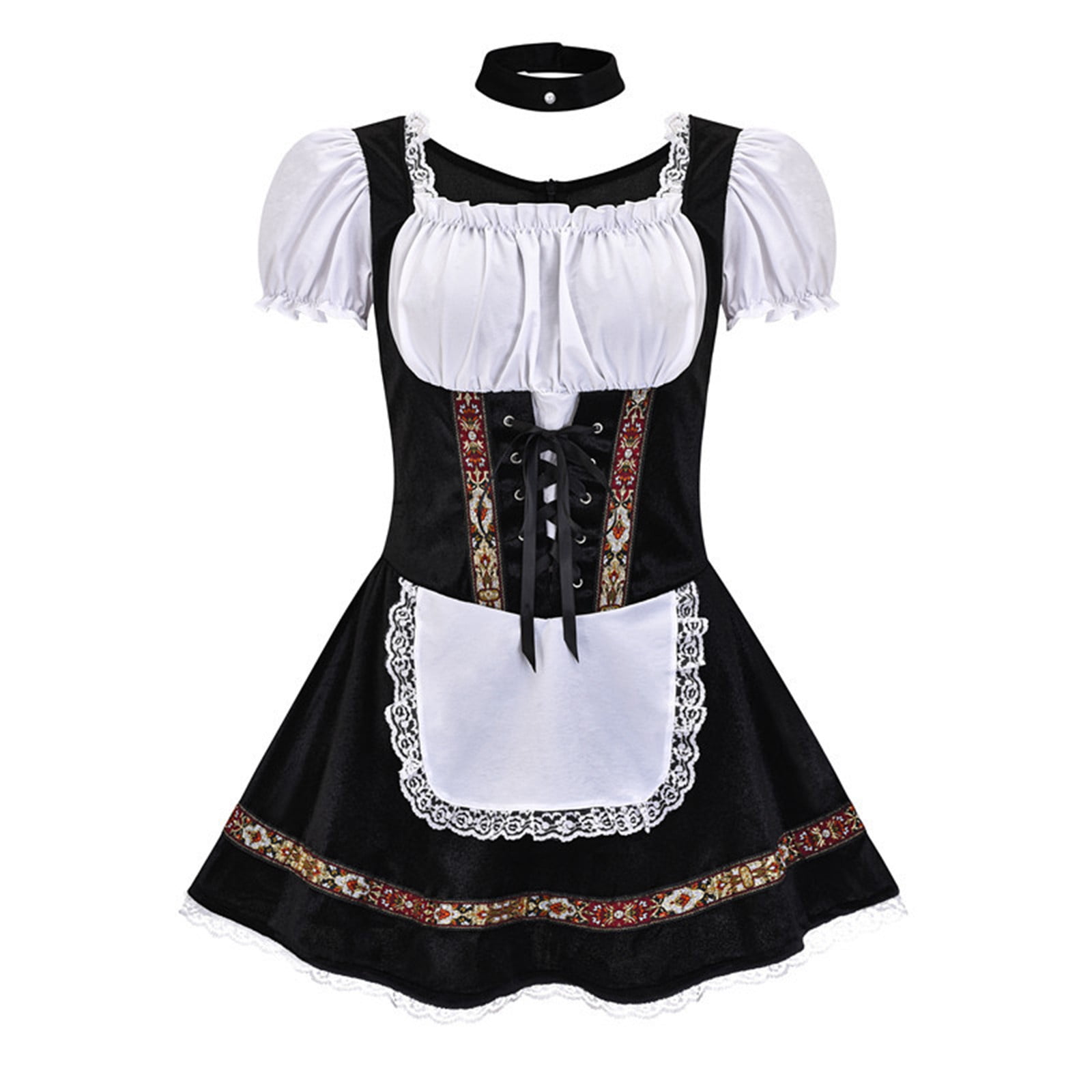 OKSALE Gothic Dress Women Retro Elegant Medieval Dresses 1800s Princess ...