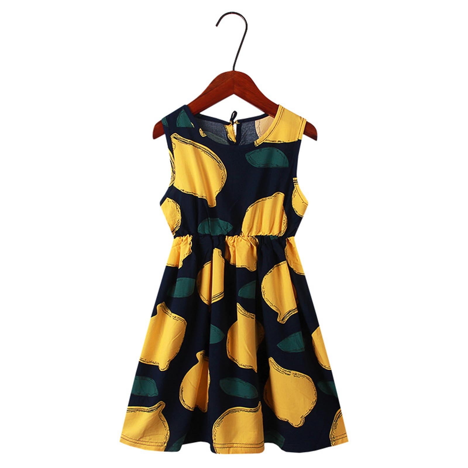 OKSALE Kids Girls Summer Tank Dresses Size 3-9 Years Flowy A Line ...