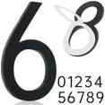 OKYMOTOR 10Pcs Self-Adhesive Acrylic House Numbers, 0-9, for Mailbox ...