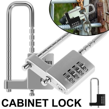 Combination Locks, AMIR Long Shackle 4 Digit Code Resettable ...