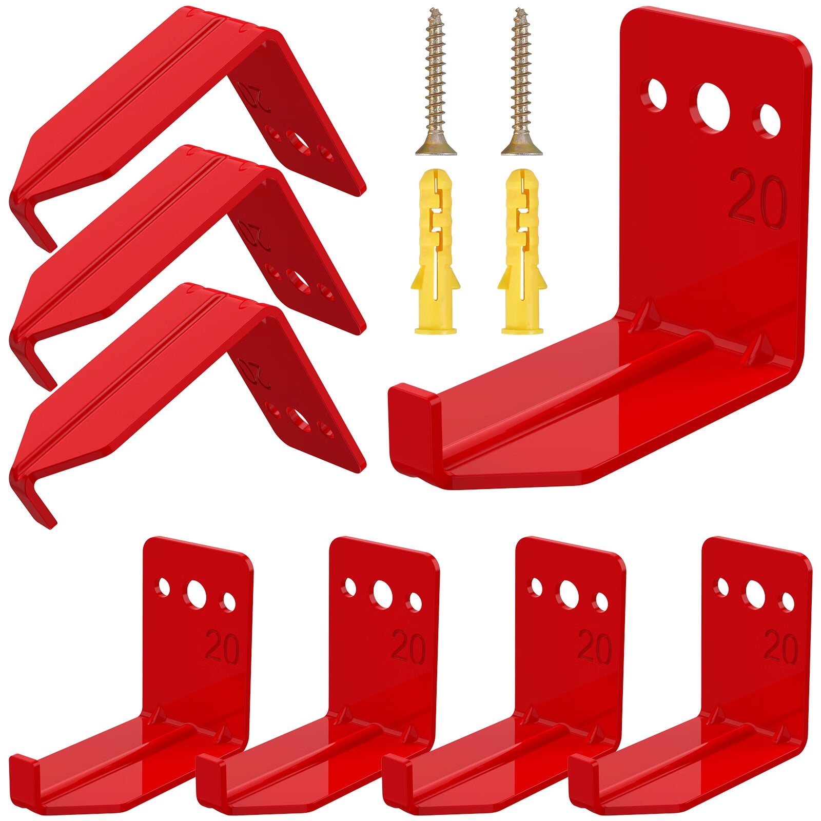 OKYMOTOR 8Pcs Universal Fire Extinguisher Mount, Hook Bracket Hangers ...