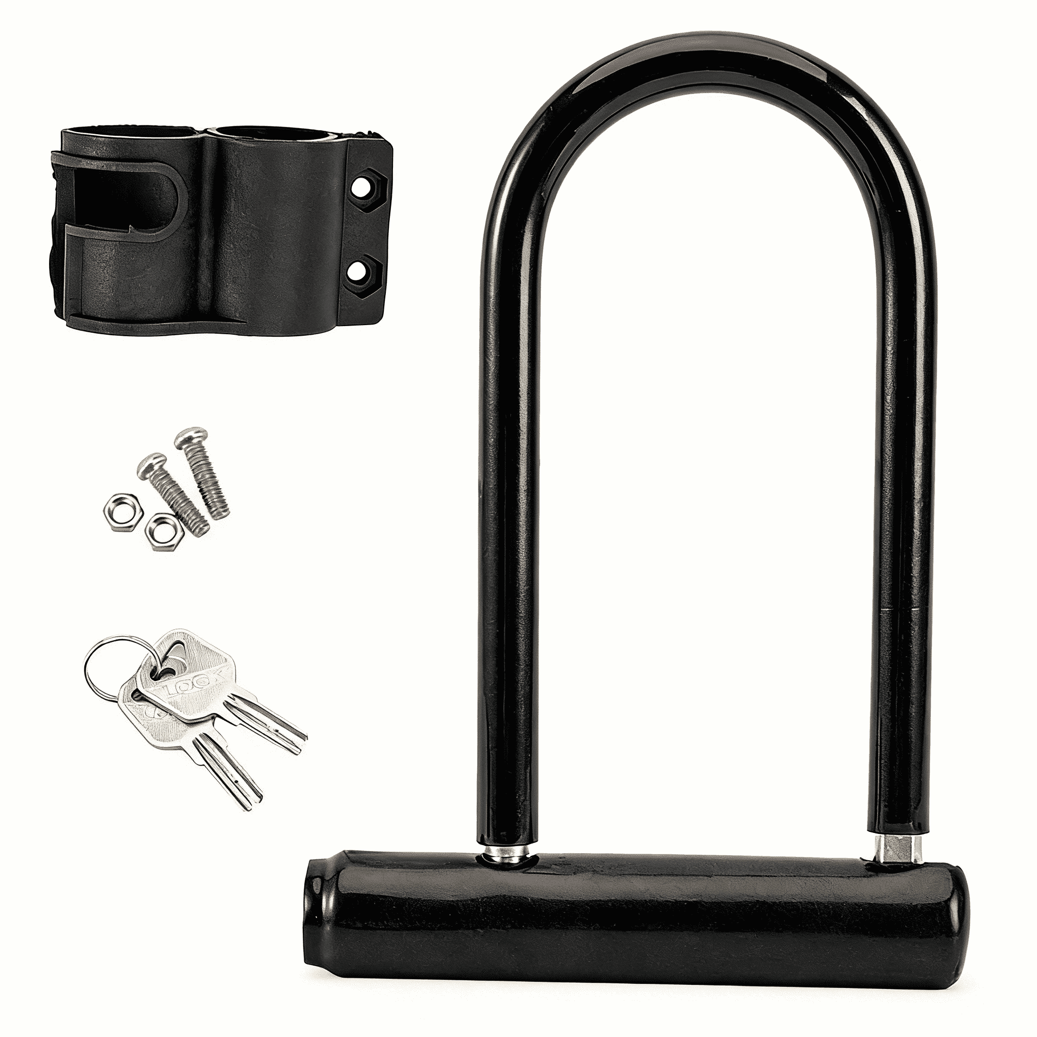OKYMOTOR Heavy Duty Bike U Lock with 16mm Hardened Shackle and Mounting ...