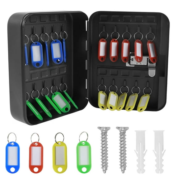OKYMOTOR Key Cabinet,Password Key Lock Box Wall Mounted 3-Digit ...
