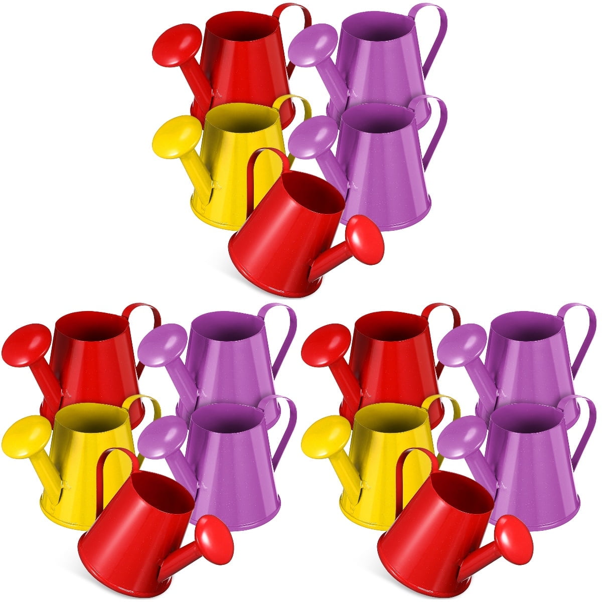 OKbus 15 Pcs Mini Watering Can Outdoor Jug Kettle Metal Bucket Toy for ...