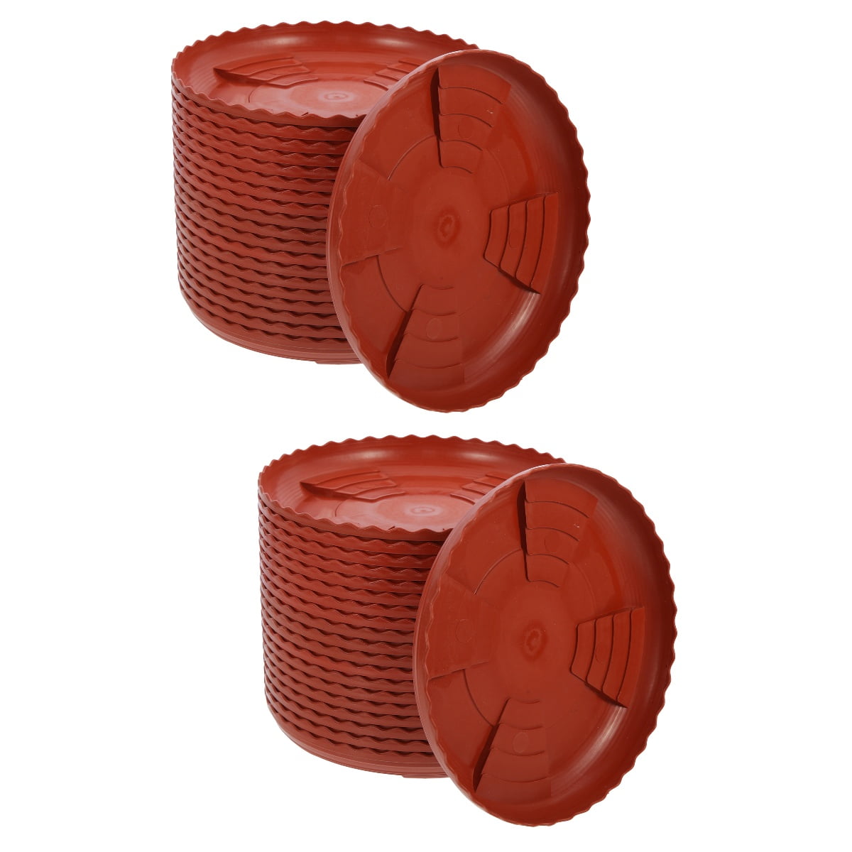 OKbus 40 Pcs Flower Pot Tray Planter Trays for Indoor Plants Drainage ...