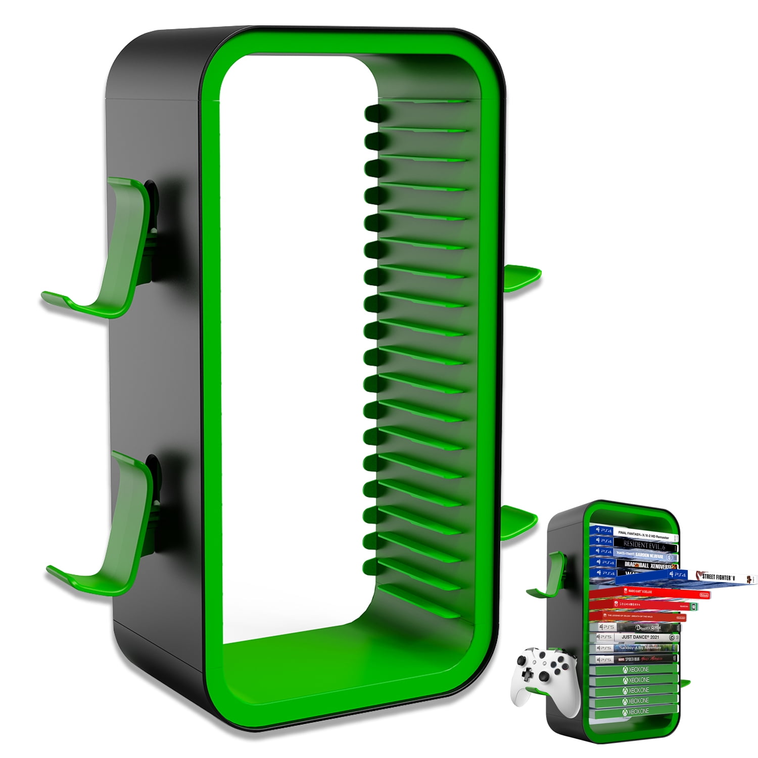 OKbus Game Storage Tower Universal Video Game Storage 18 Games Storage ...