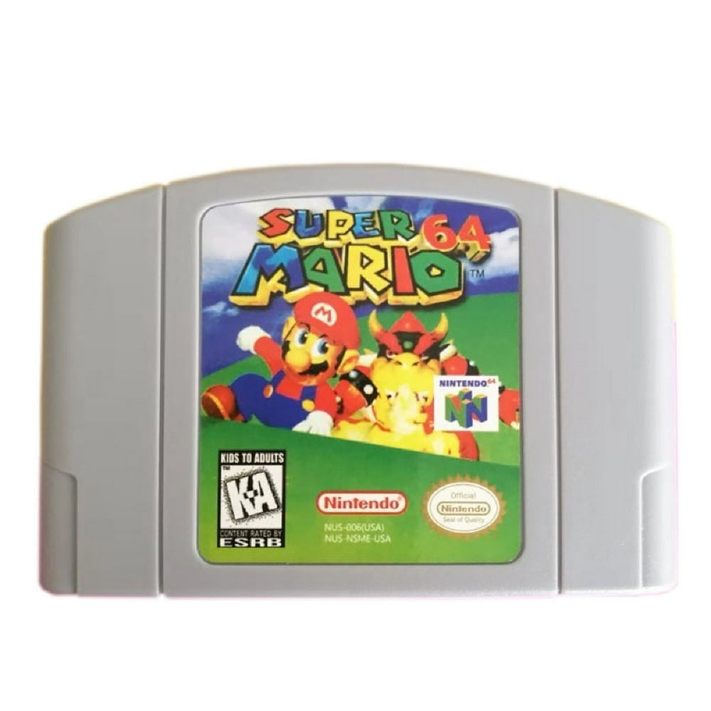 OKbus Super Mario 64 Games Cartridge Card for N 64 Us Version - Walmart.com