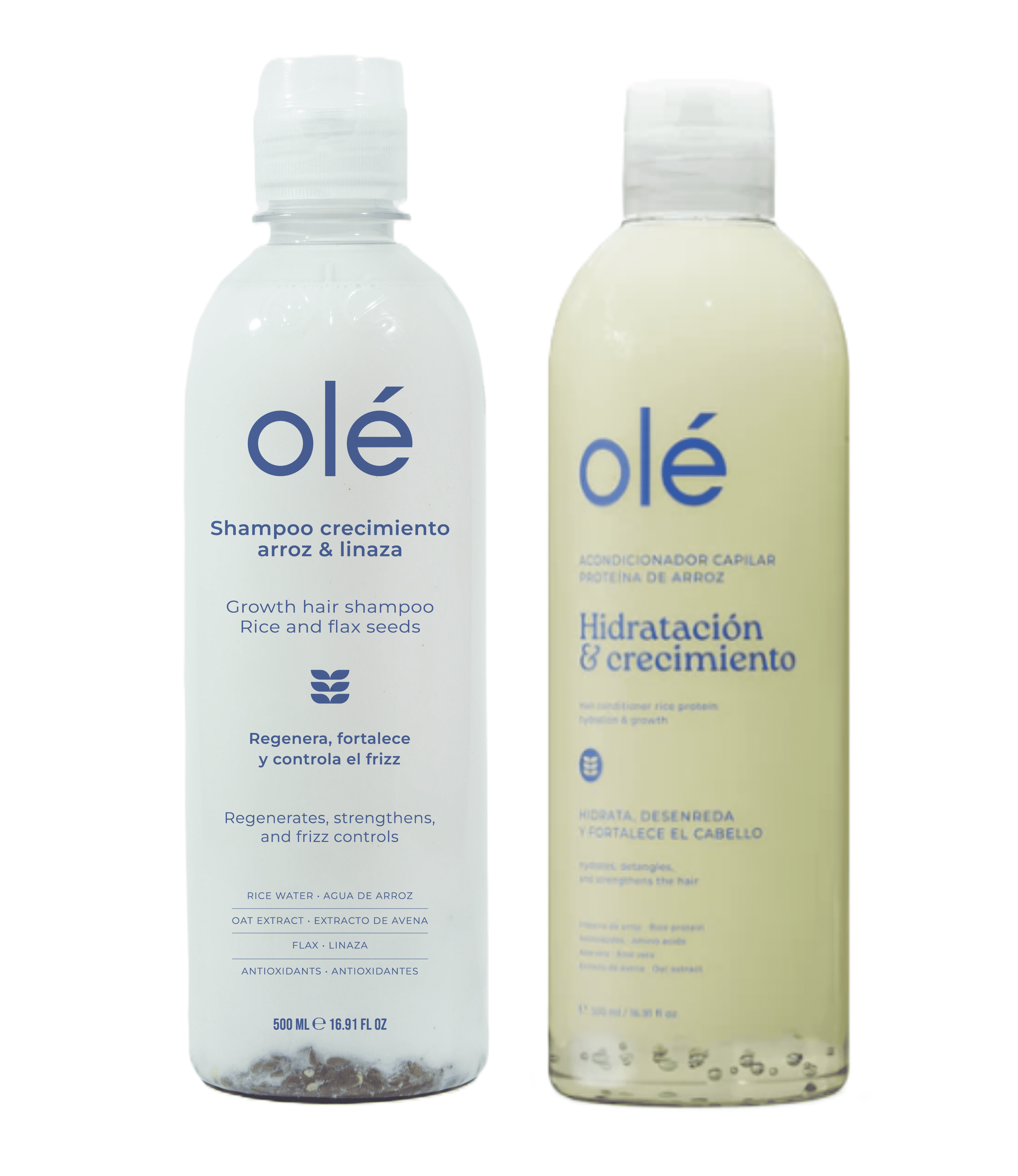 OLÉ Rice Protein Shampoo & Conditioner Set – Revitalizing, Hydrating ...