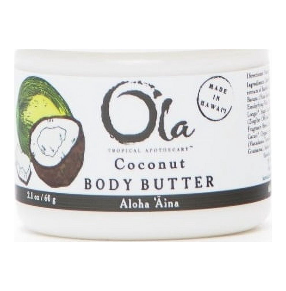 OLA Tropical Apothecary Coconut Body Butter – Moisturizing with Pure ...