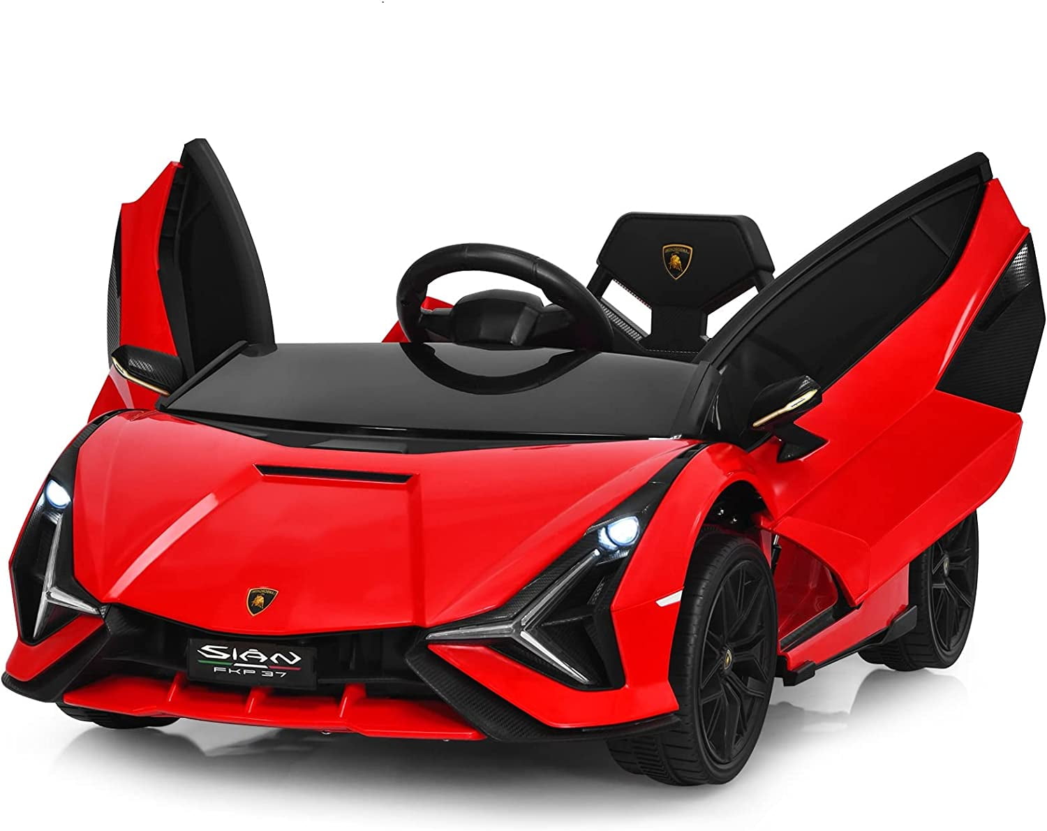 OLAKIDS Baby Rideable 12V Lamborghini Sian with Remote Control ...