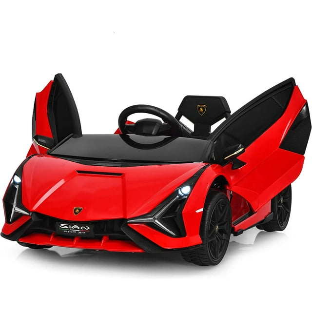 OLAKIDS Baby Rideable 12V Lamborghini Sian with Remote Control ...