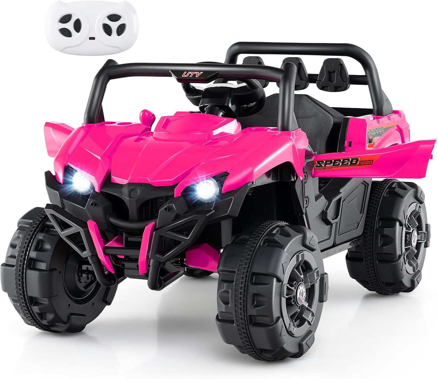 OLAKIDS 12V Ride on Car UTV, Battery Powered Off-Road Kids Electric ...