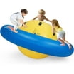 Infans 7.5 FT Inflatable Dome Rocker Bouncer w/ 6 Handles Fun Outdoor ...
