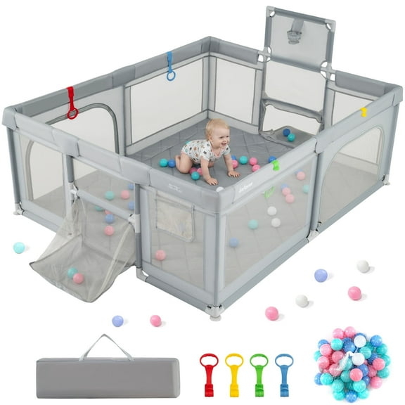 babyeap Baby Playpen, 50x50in Playpen for Babies and Toddlers,playard ...