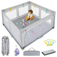 Costway Baby Safety Playpen, 14 Panels Indoor Toddler Enclosed Play ...