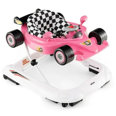 KFFKFF 4-in-1 Toddler Walker, Compact Activity Hub with Wheels, Height ...