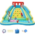 OLAKIDS Inflatable Water Park, 5 in 1 Bounce House with 2 Slides ...
