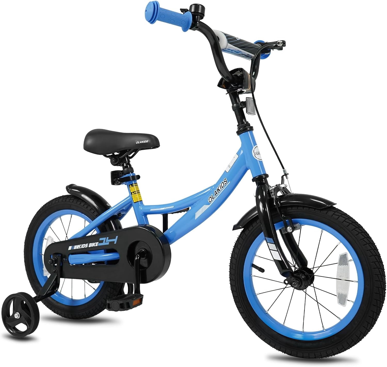 OLAKIDS Kids Bike, 12 14 16 18 Inch BMX Style Toddlers Bike with ...