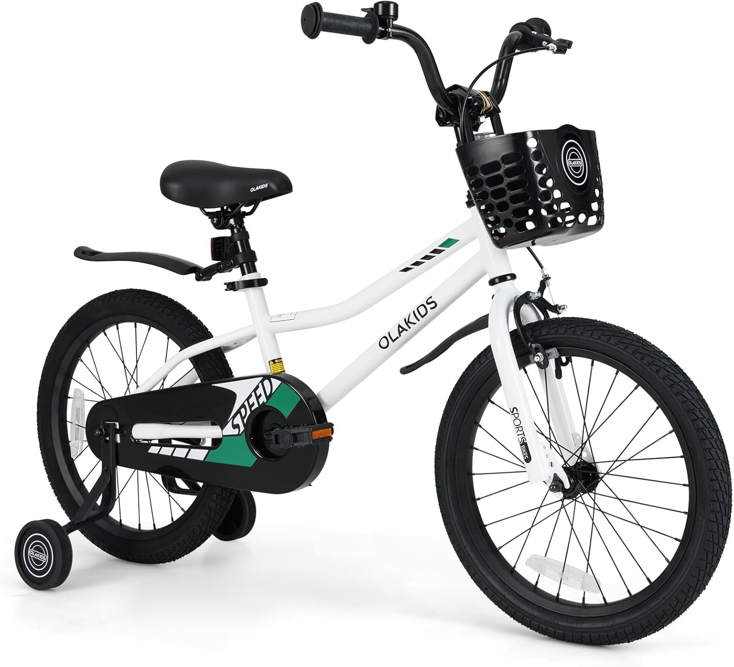 OLAKIDS Kids Bike, 12 14 16 18 Inch Toddlers Bike with Training Wheels ...