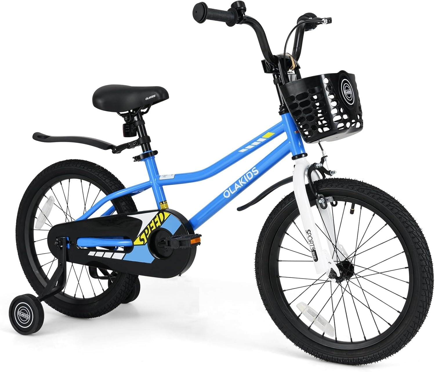 OLAKIDS Kids Bike, 12 14 16 18 Inch Toddlers Bike with Training Wheels ...