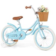 RULLY Lemon Kids Bike 16 Inch Bicycle for Girls Ages 4 5 6 7 Years ...