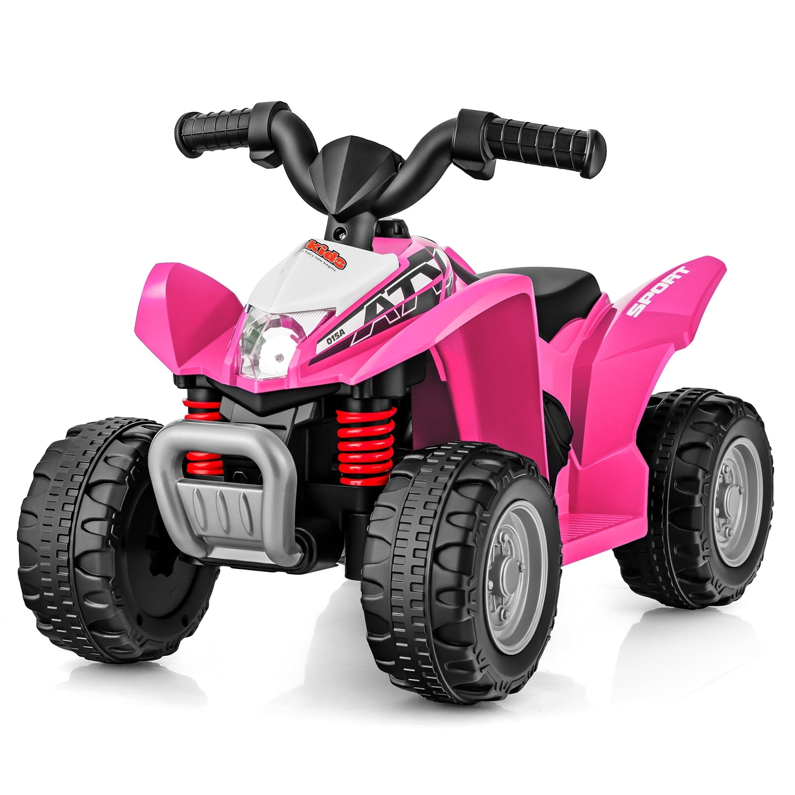 OLAKIDS 6V Electric 4 Wheeler Quad for Kids, Battery Powered ATV with ...
