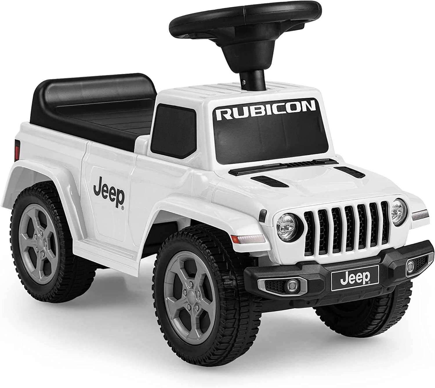 OLAKIDS Ride On Push Car, Jeep Toy with Sound, Horn, Storage, for Kids ...