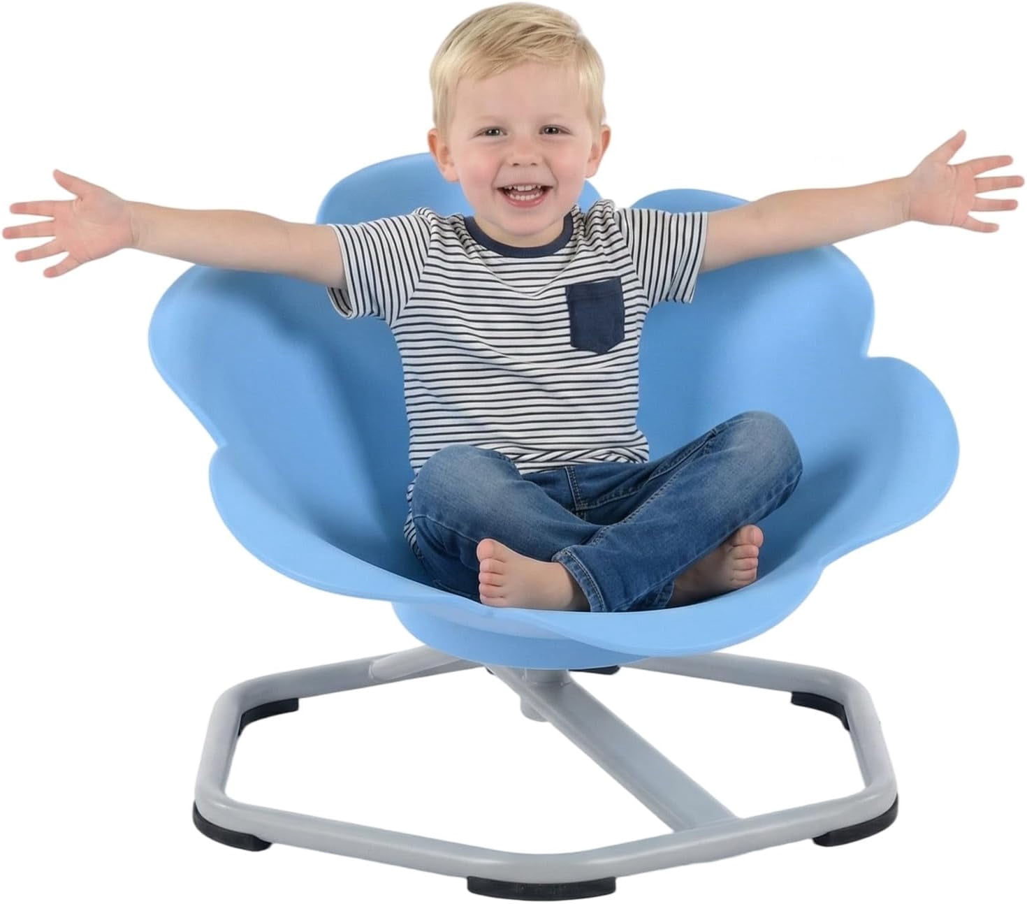 OLAKIDS Sensory Spinning Chair, Flower Shape 360° Swivel Seat for ...