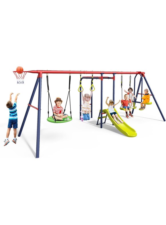 Metal Swing Sets in Swing Sets - Walmart.com
