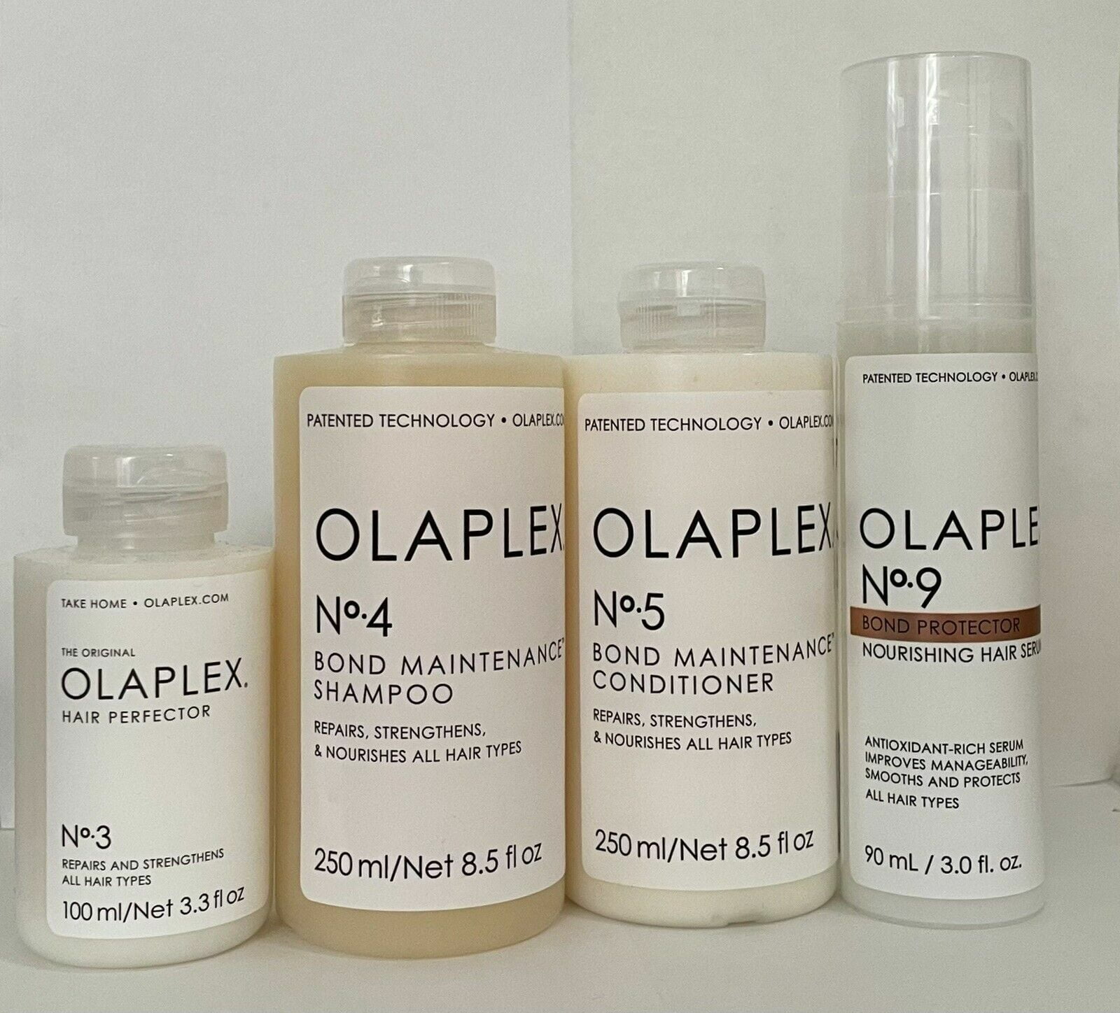 OLAPLEX Full Home Care Treatment Set with No.3, No.4, No.5 & New #9 ...