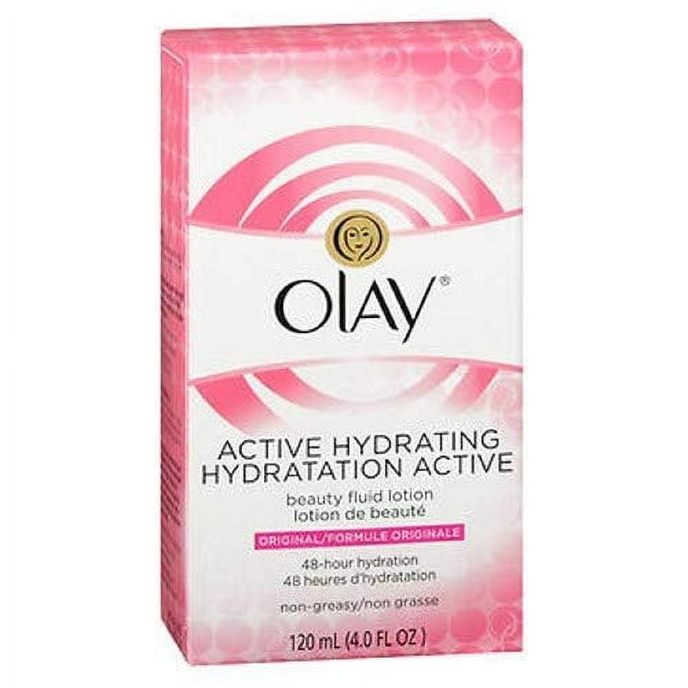OLAY Active Hydrating Beauty Fluid Original 4 oz Pack of 3 - Walmart.com