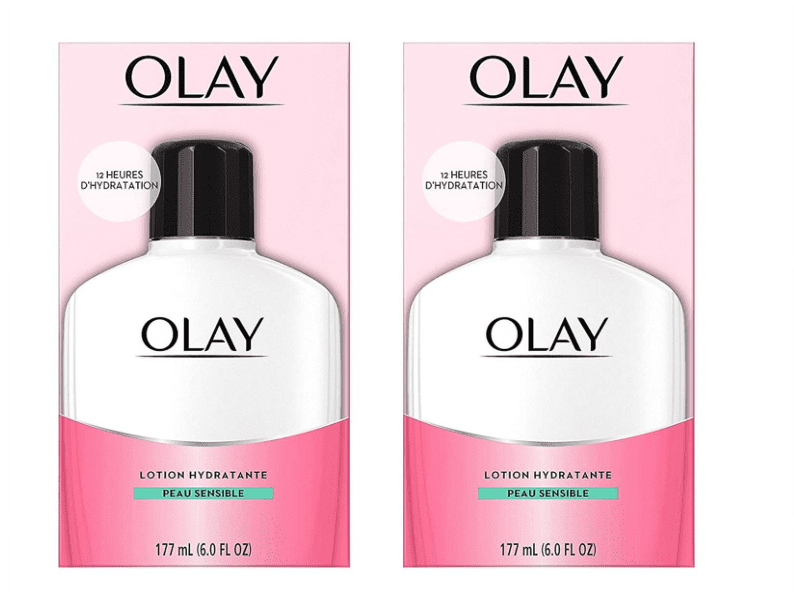 OLAY Moisturizing Lotion Sensitive Skin 6 oz (Pack of 2) - Walmart.com