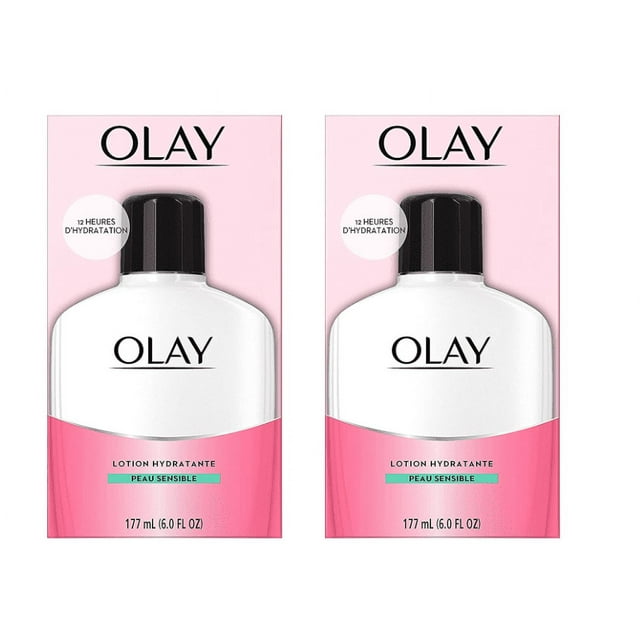 OLAY Moisturizing Lotion Sensitive Skin 6 oz (Pack of 2) - Walmart.com