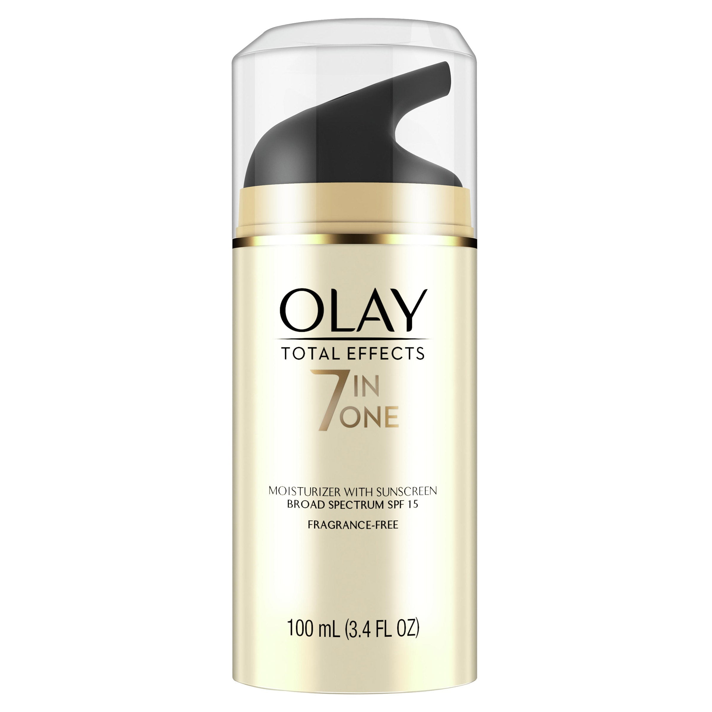 OLAY Total Effects 7-In-1 Face Lotion & Skincare Cream, SPF 15, Fragrance Free, 3.4 Fl Oz ...